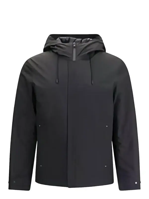 Woolrich Hooded Zip-front Jacket - Black