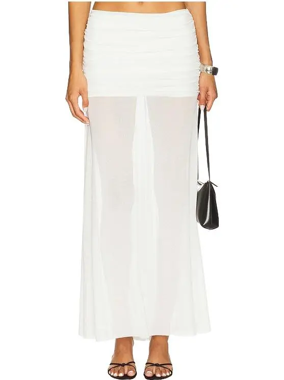Amanda Uprichard X Leo Skirt - Ivory