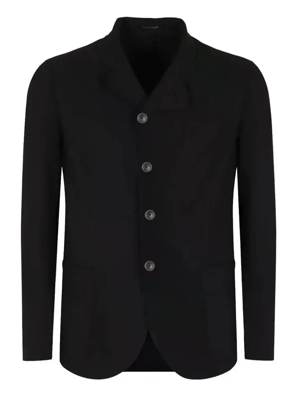 Emporio Armani Button Jacket - Black