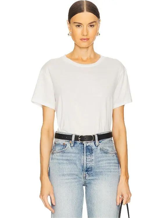 Eterne Short Sleeve Boyfriend Tee - Ivory