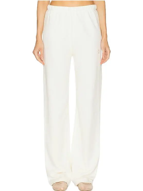 Eterne Straight Leg Sweatpant - Cream