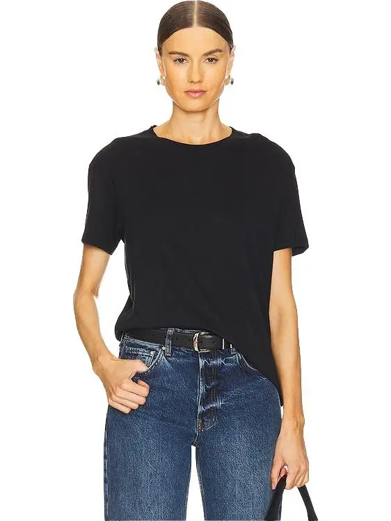 Eterne Short Sleeve Boyfriend Tee - Black
