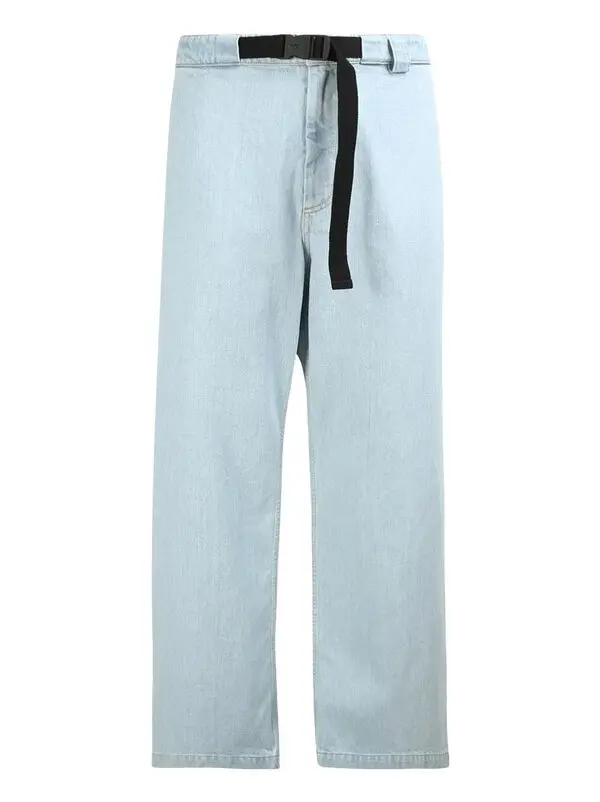 Moncler Bleached Straight Jeans - Blue