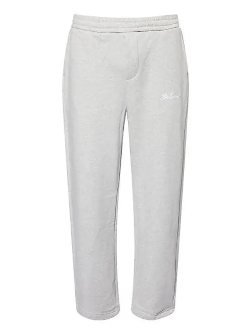 BELIER Embroidered-logo Straight Leg Cotton-jersey Jogger - Grey