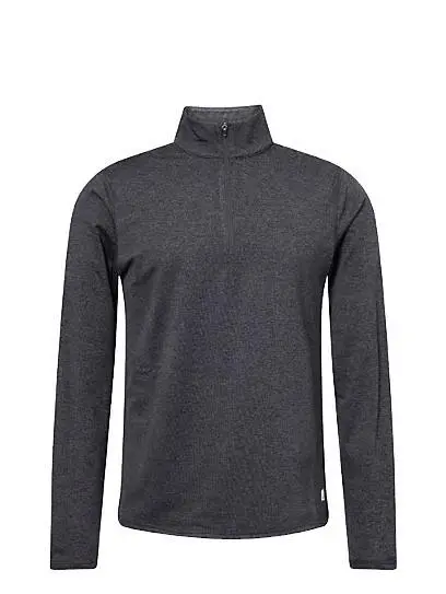 Vuori Ponto Half-zip Sweatshirt - Charcoal Heather
