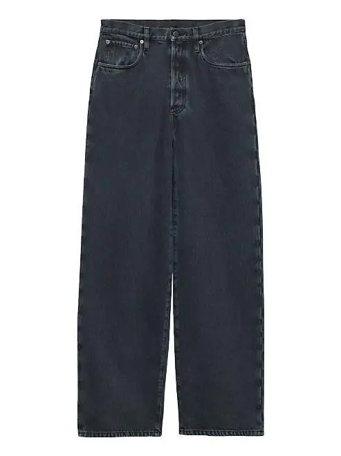 Prada Vintage-wash Regular Denim Jeans - Black