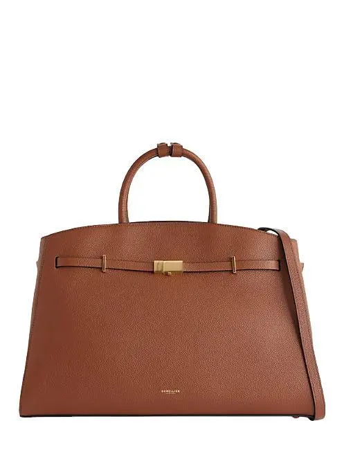 DEMELLIER The Hudson Leather Tote Bag - Tan