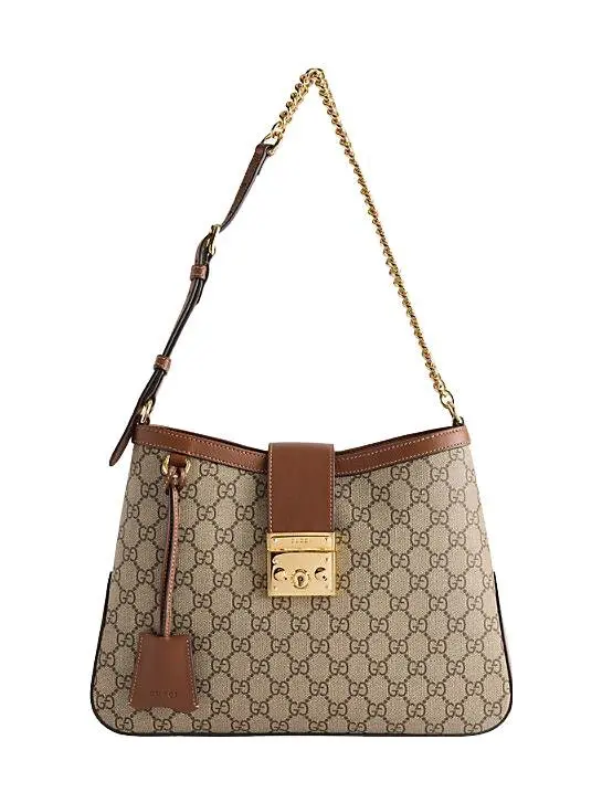 Gucci Padlock Large Canvas Shoulder Bag - Be.ebo/tuscany