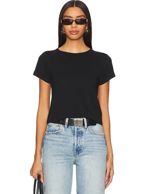 Eterne Short Sleeve Baby Tee - Black