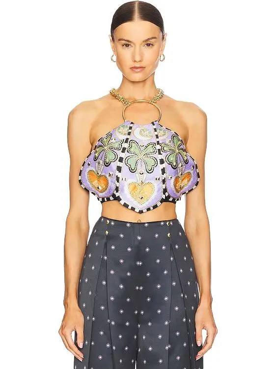 PAPA DON'T PREACH Beyond Your Wildest Dreams Top - Lavender