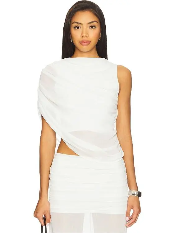 Amanda Uprichard X Revolve Leo Top - Ivory