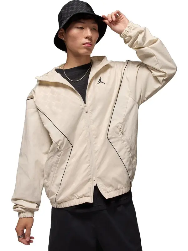 JORDAN Brooklyn Hooded Draft Jacket - Brown