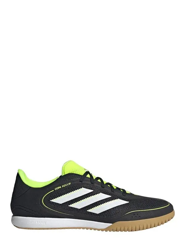 Adidas Copa Court League Indoor Sneakers - Core Black/cloud White/lucid Lemon