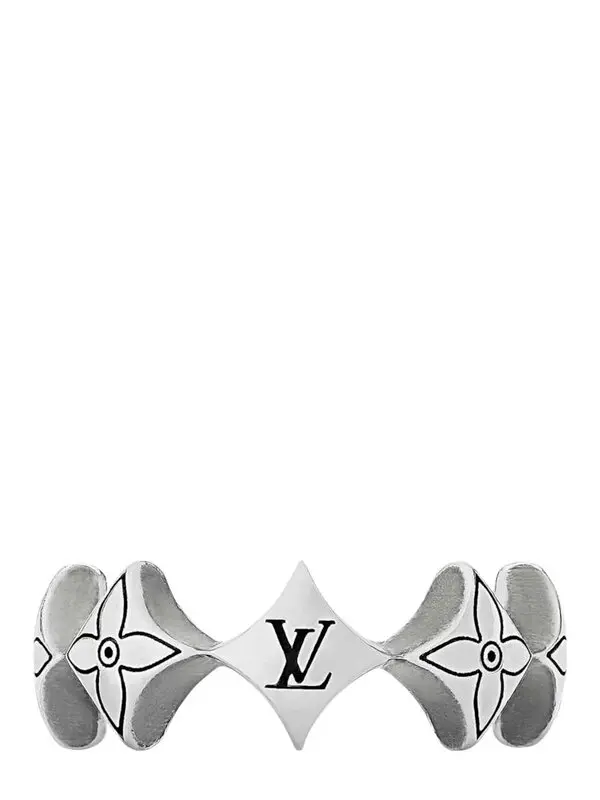 LOUIS VUITTON X Nigo Spiky Flower Ring - Black
