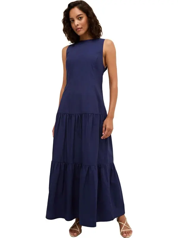 MARIE OLIVER Zelda Maxi Dress - Naval