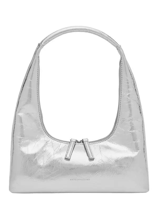 MARGESHERWOOD Hobo Shoulder Bag - Silver