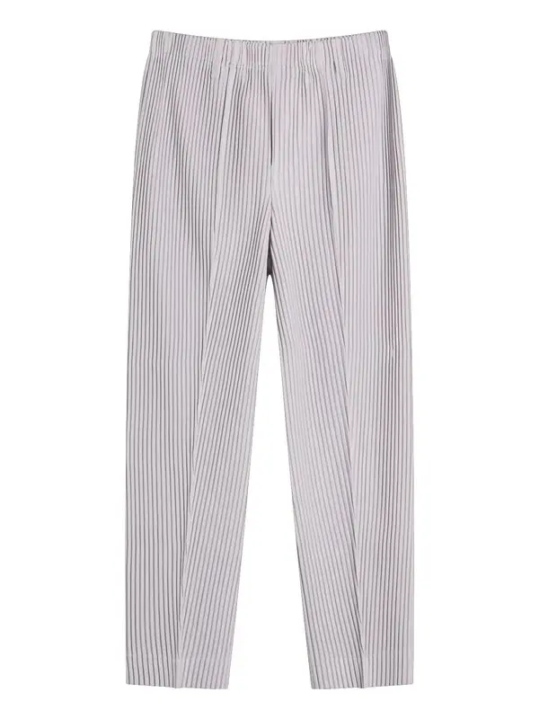 Issey Miyake Straight Leg Trousers - Pebble Purple