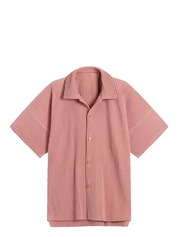 Issey Miyake Homme Plissé Vacation Shirt - Vanadinite Red