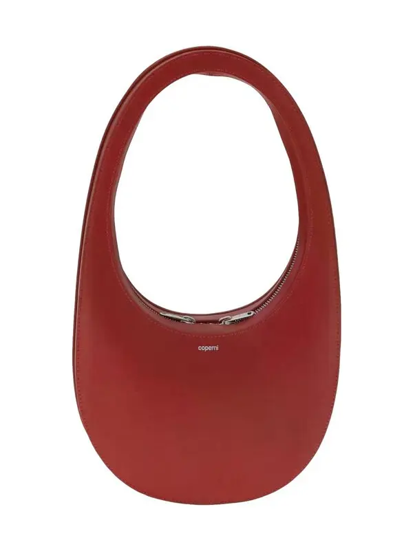 Coperni Oval-frame Zip Shoulder Bag - Red