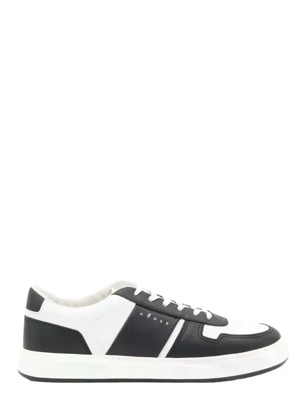Hogan Leather Panelled Sneakers - White