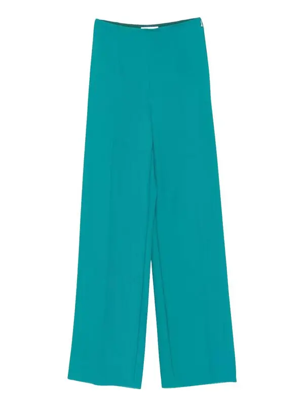 Patrizia Pepe Flat-front Trousers - Green