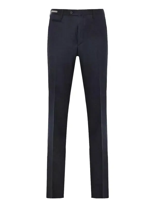 Corneliani Textured Wool Trousers - Blue