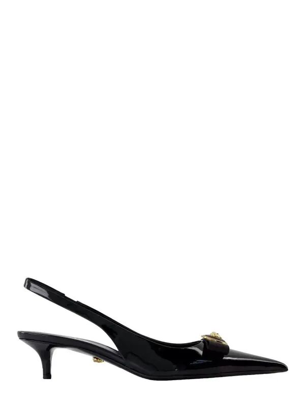 Versace 45mm Slingback Pumps - Black