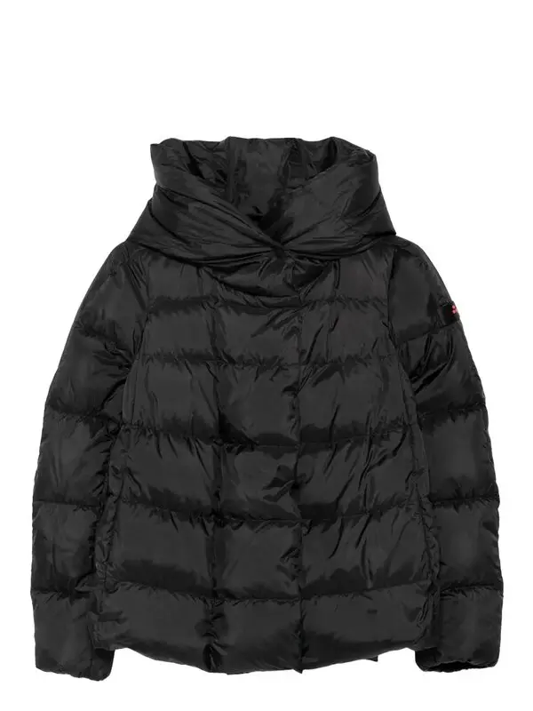 Peuterey Quilted High-neck Jacket - Black