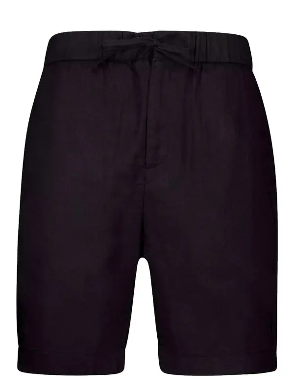 Frescobol Carioca Felipe Elastic-waist Shorts - Black