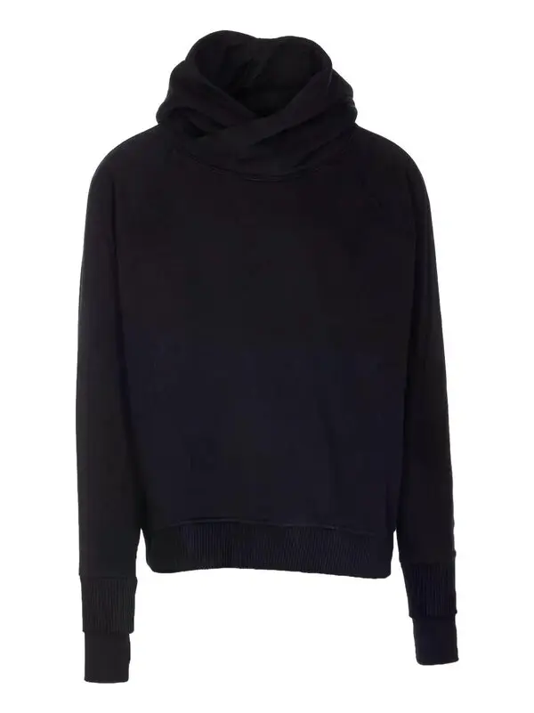 THOM KROM Hooded Sweater - Black