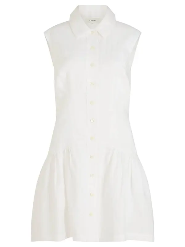 FRAME The Linen Day Dress - White