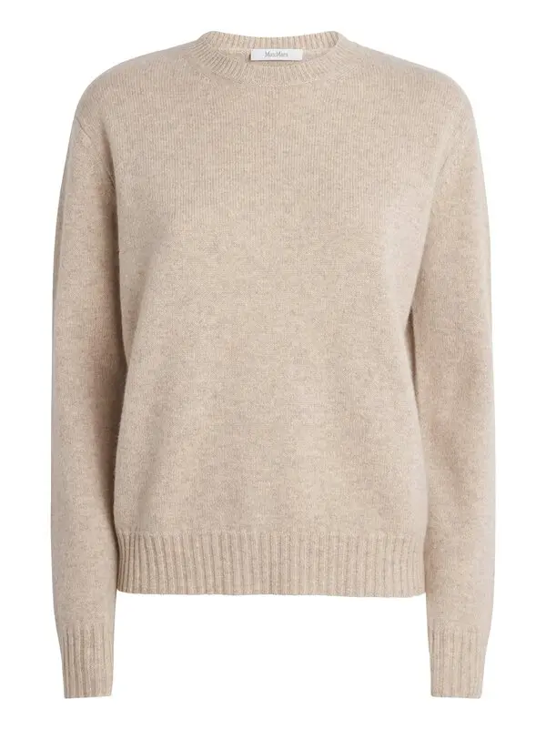 Max Mara Cashmere Knit Sweater - Beige
