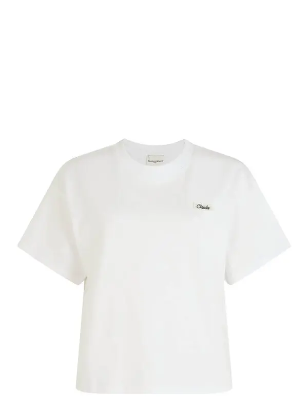 Claudie Pierlot Logo-patch T-shirt - White