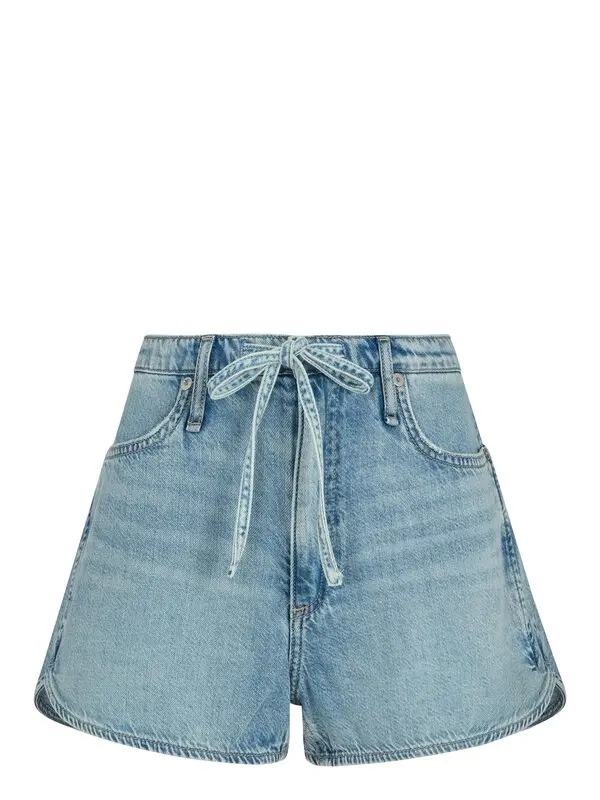 Rag & Bone Ultra Featherweight Denim Nolan Shorts - Blue