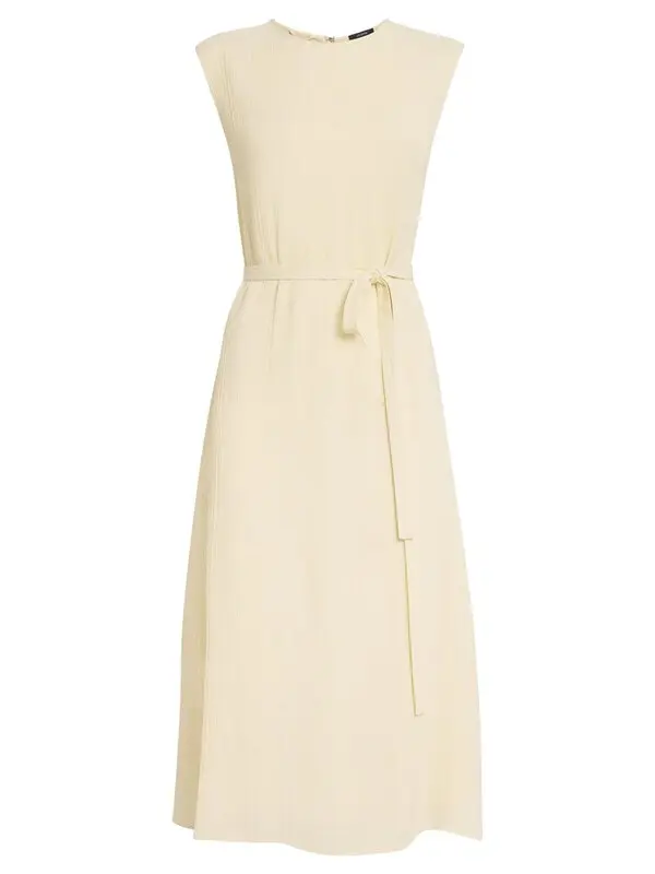 JOSEPH Silk-blend Jacquard Maxi Dress - White