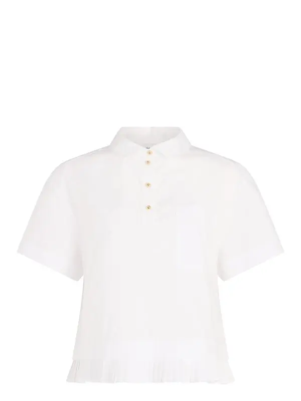 Claudie Pierlot Peter Pan-collar Top - White