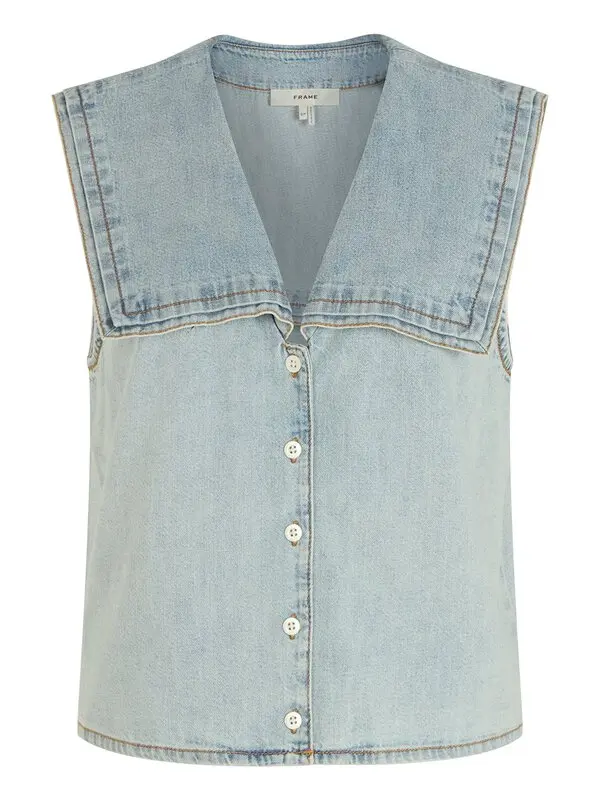FRAME Denim Yacht Top - Blue