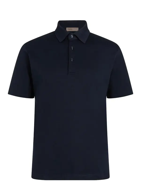 Herno Cotton Resort Polo Shirt - Blue