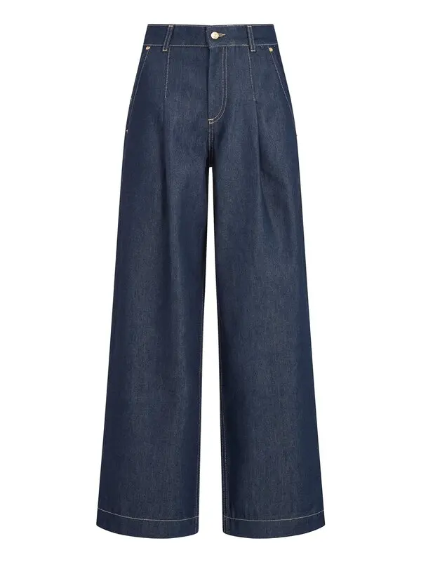 Claudie Pierlot High-rise Straight-leg Jeans - Blue