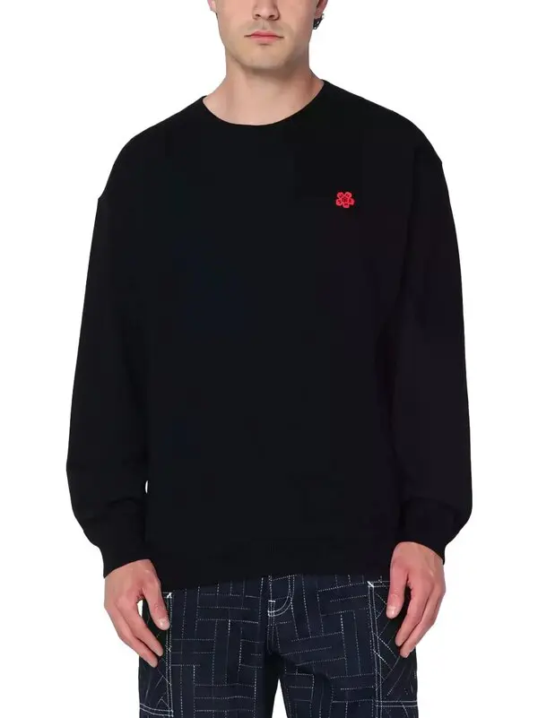 Kenzo Boke Flower Crew-neck Sweater - Black