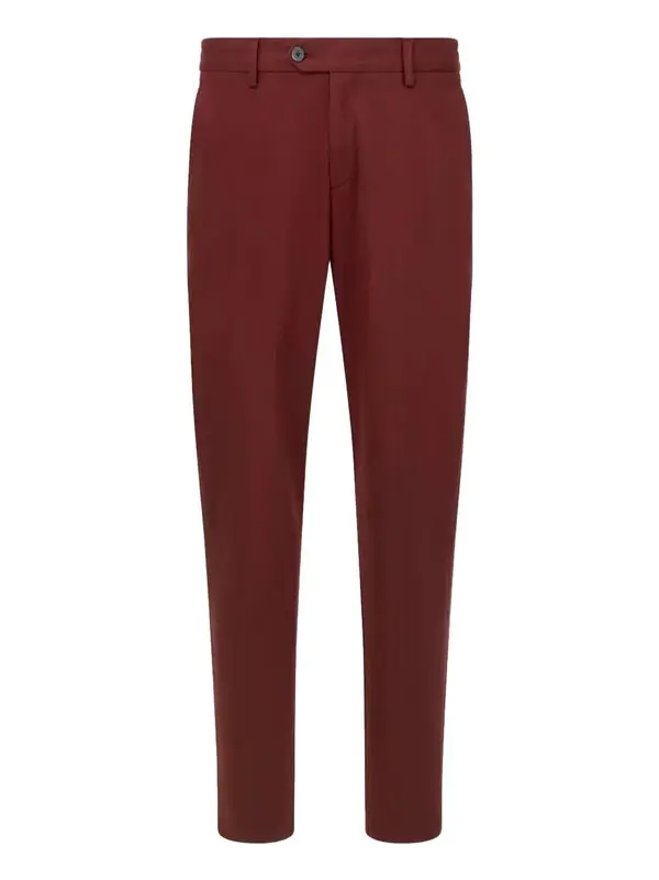 Boggi Milano Logo-patch Trousers - Red