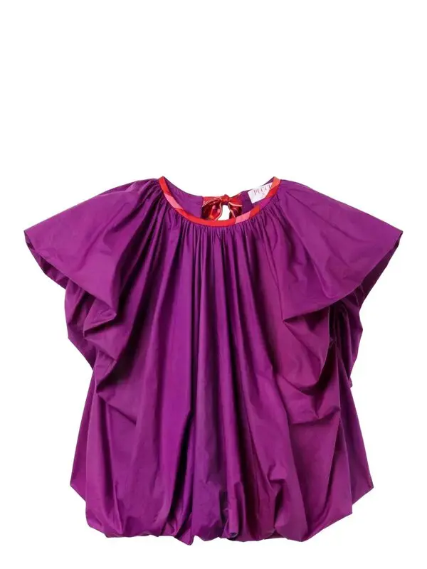 Emilio Pucci Puffed-sleeve Blouse - Purple