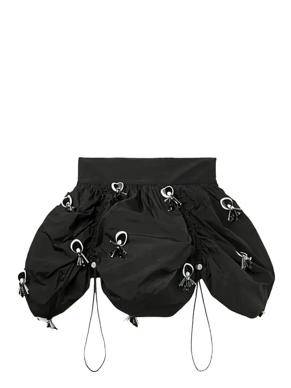 Emilio Pucci Bubble-hem Drawstring Skirt - Black