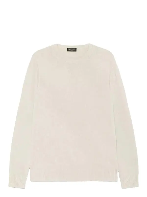 ROBERTO COLLINA Crew-neck Sweater - Neutrals