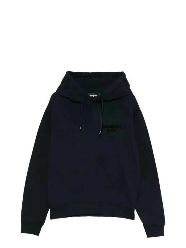 Dsquared2 Logo-print Hoodie - Blue
