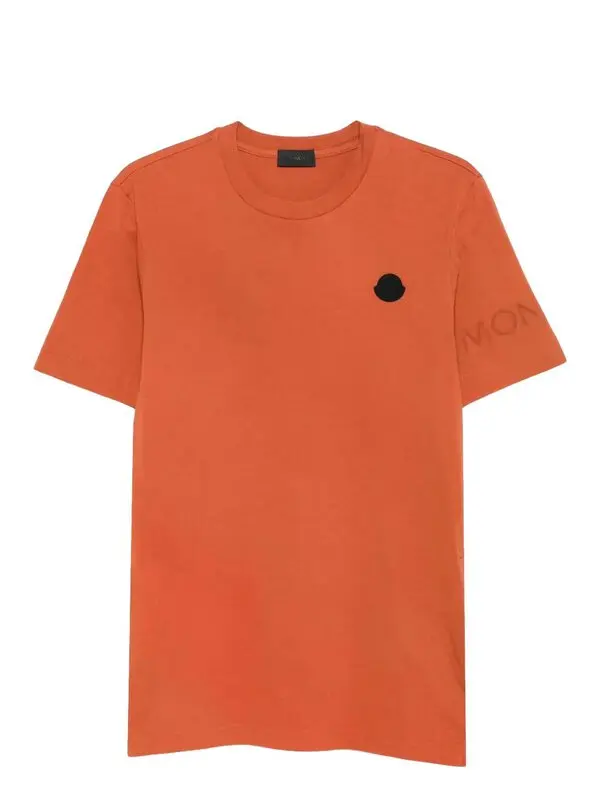 Moncler Logo-patch T-shirt - Orange