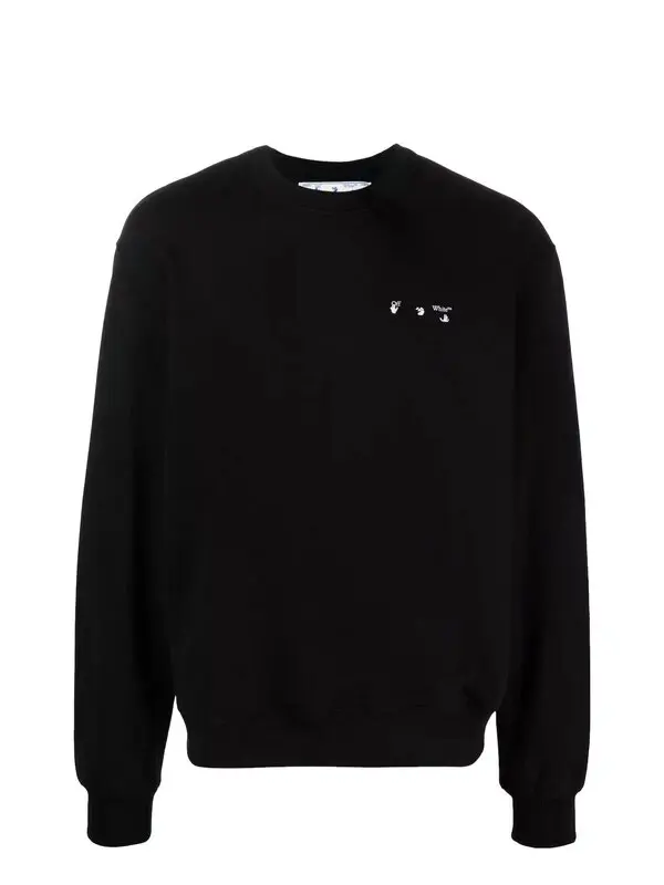 Off-White Graphic Sweatshirt - Black