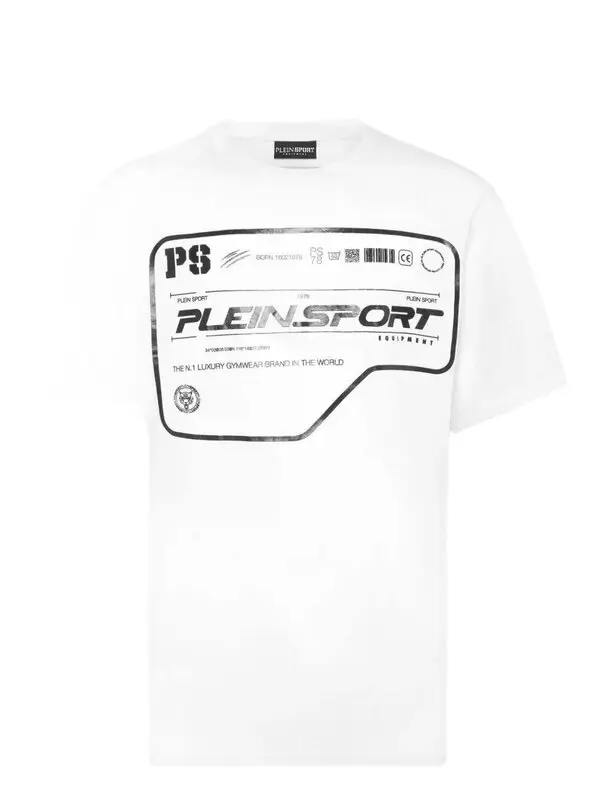PLEIN SPORT Graphic-print Cotton T-shirt - White