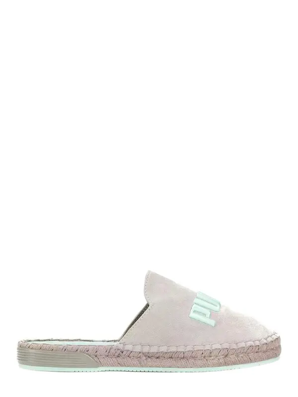 FENTY BEAUTY Embroidered Logo Espadrilles - Green