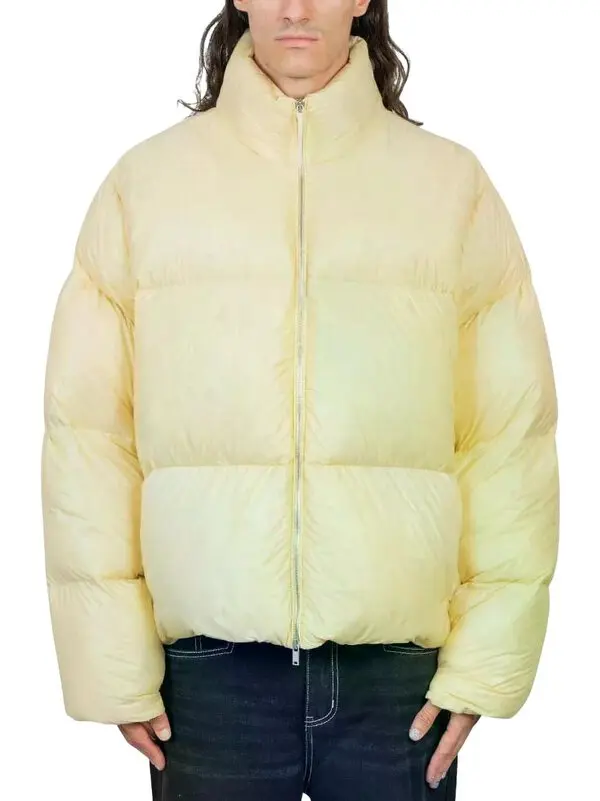 JIL SANDER Quilted Puffer Coat - Yellow